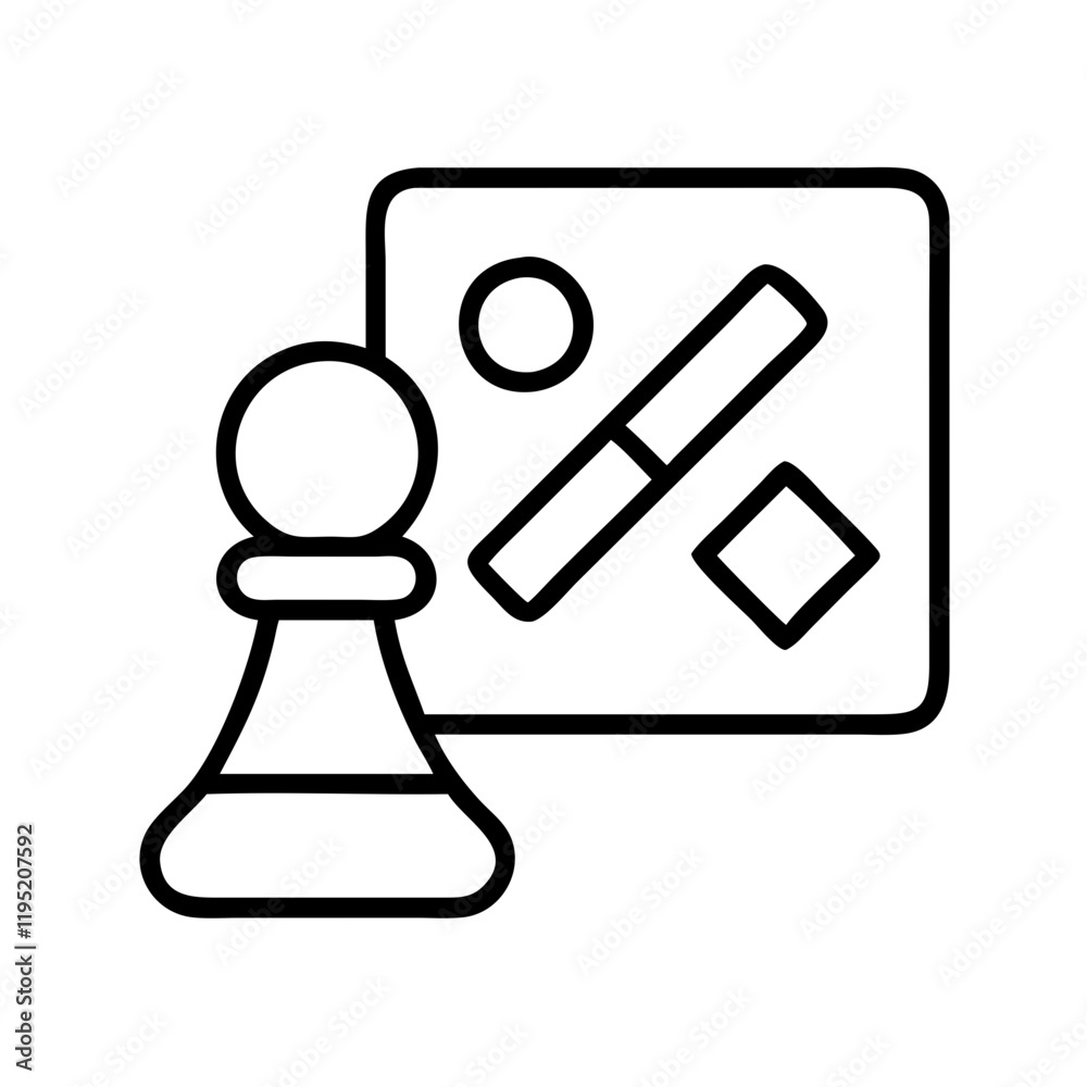 game rule clarifications icon, game rule clarifications line art ...