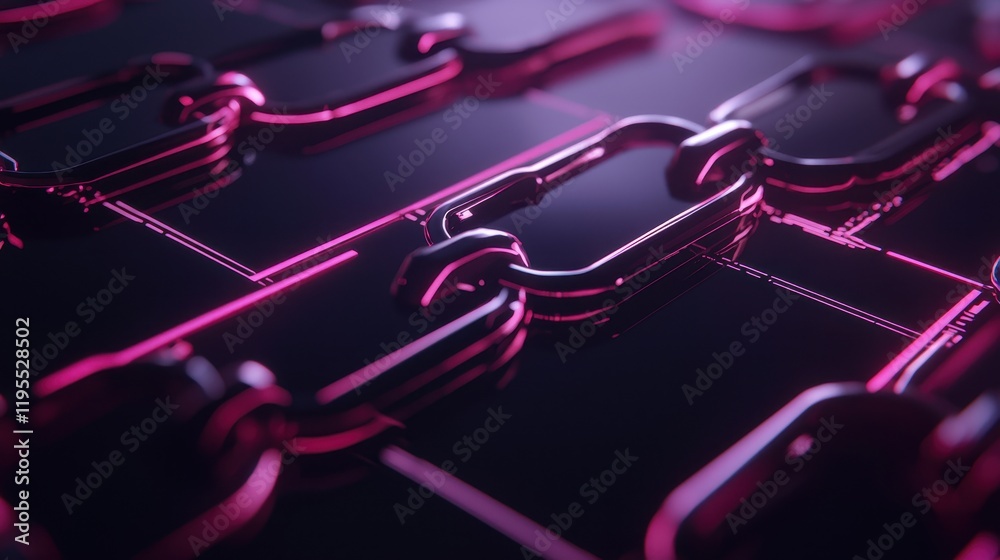 Conceptual representation of zero-trust architecture with glowing locks, nodes, and layered ...