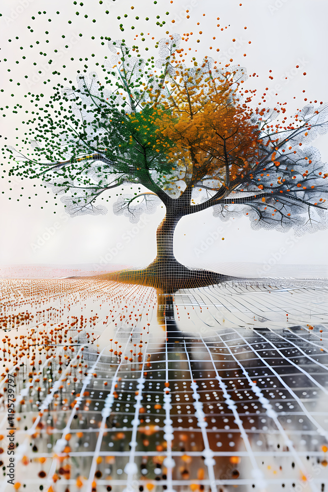 Visual Representation of a K-D Tree Partitioning Multidimensional Data ...