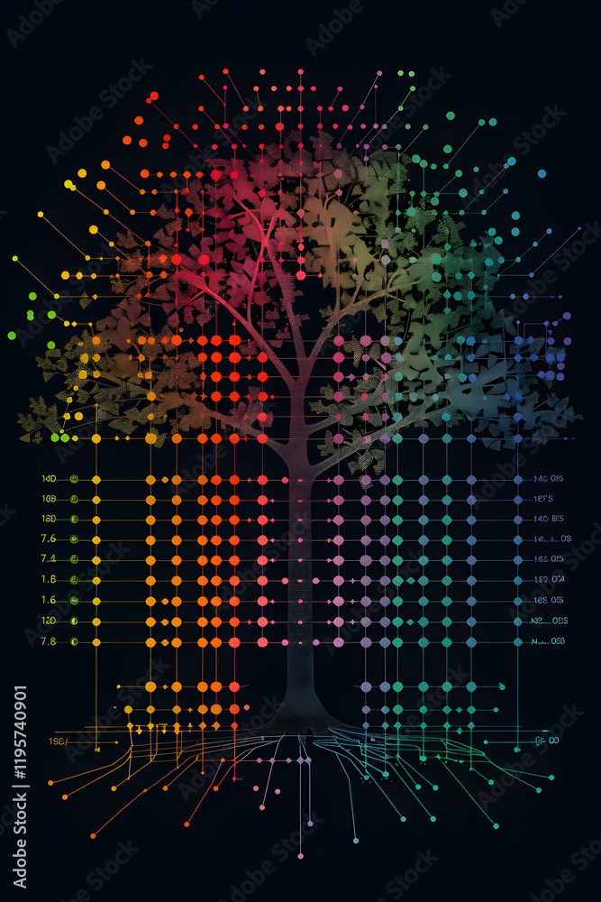 Visual Representation of a K-D Tree Partitioning Multidimensional Data ...