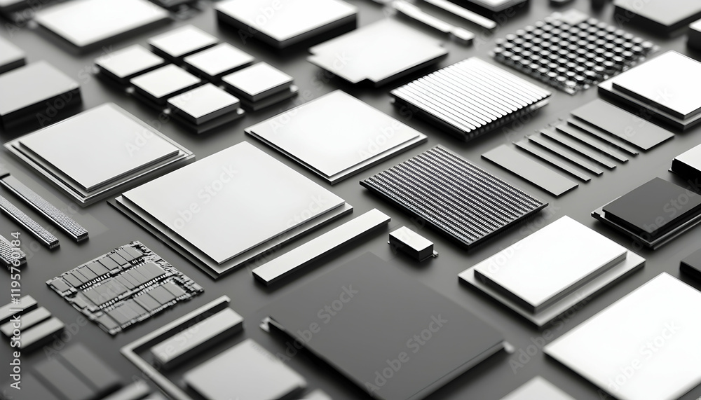 Silicon wafers and microcircuits of semiconductor material, used in ...