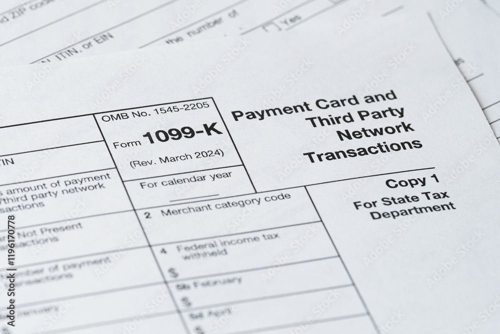 Form 1099-K, Payment Card and Third Party Network Transactions, IRS Tax ...