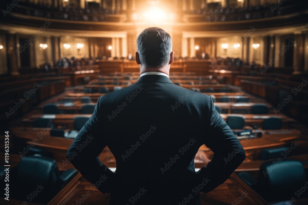 Political speech delivery government chamber public address formal ...