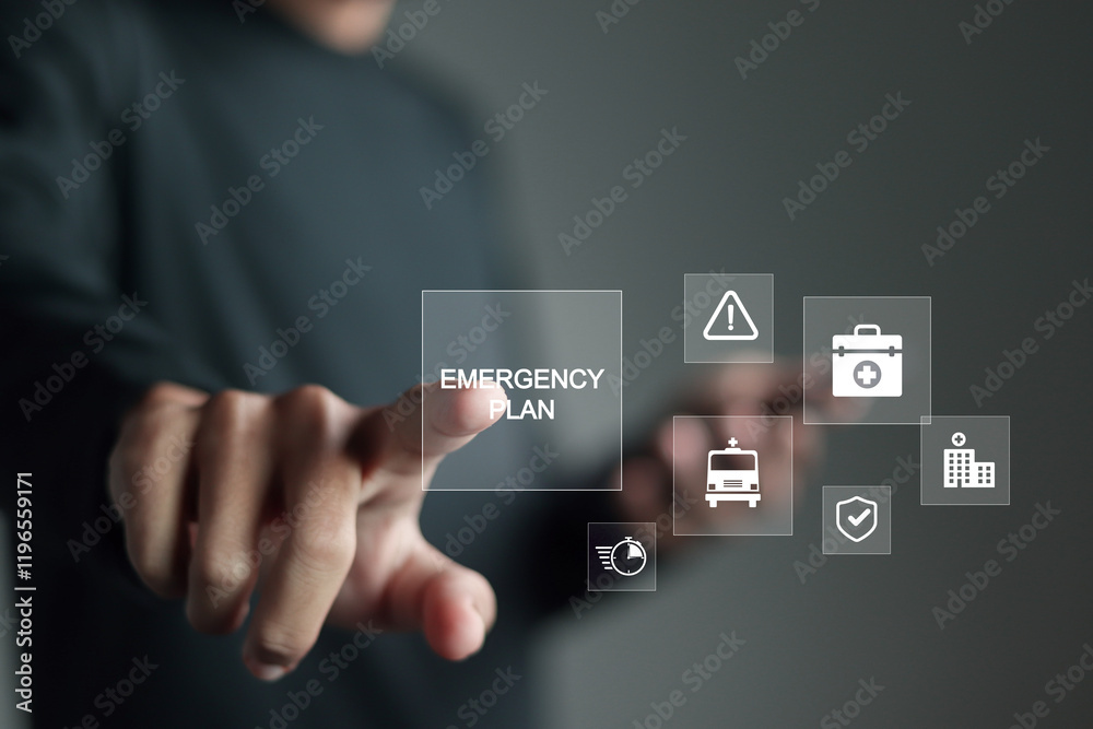 Emergency Preparedness Plan concept. Learn and prepare in emergency ...