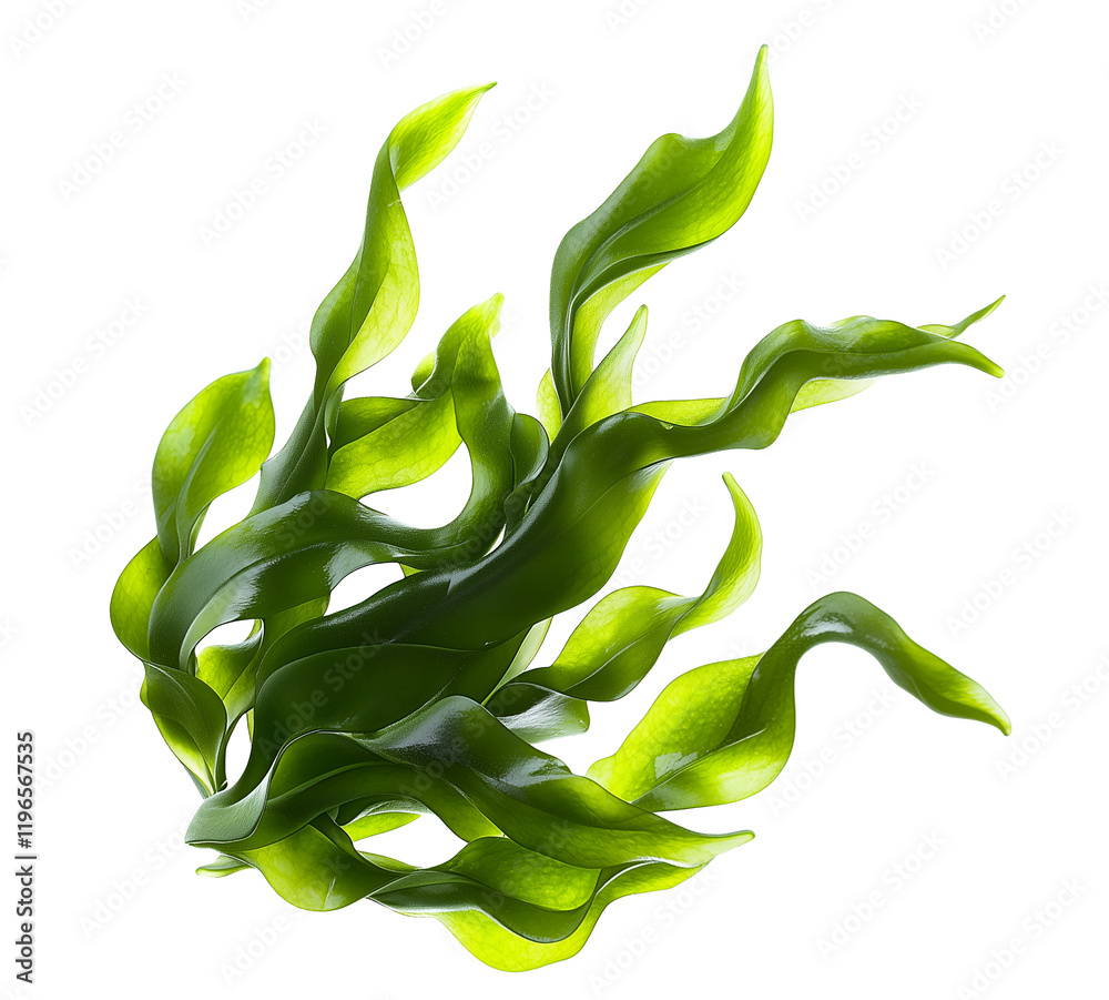 Photo Stock seaweed kelp plants isolated on transparent background ...