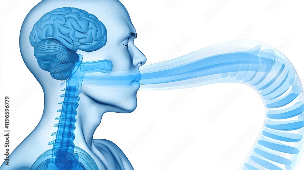 Understanding breathing mechanics human anatomy visualization in the ...