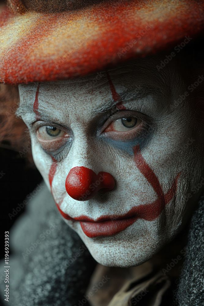 In a bustling vaudeville theater, a clumsy clown accidentally uncovers ...