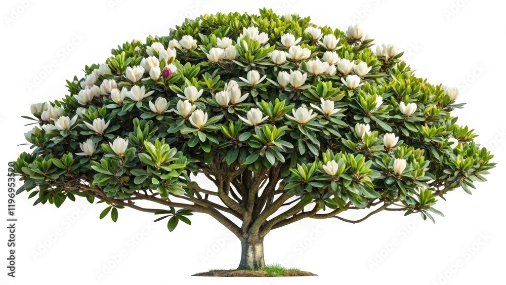 High-resolution PNG: Isolated Southern Magnolia (Magnolia grandiflora ...