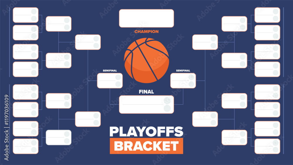Playoffs bracket. Playoffs grid. Sport tournament bracket. Game and competition schedule. Season ...