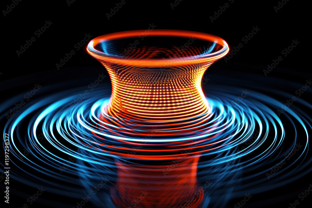 Electrical Conductivity, 3D model illustrating conductivity in a ...