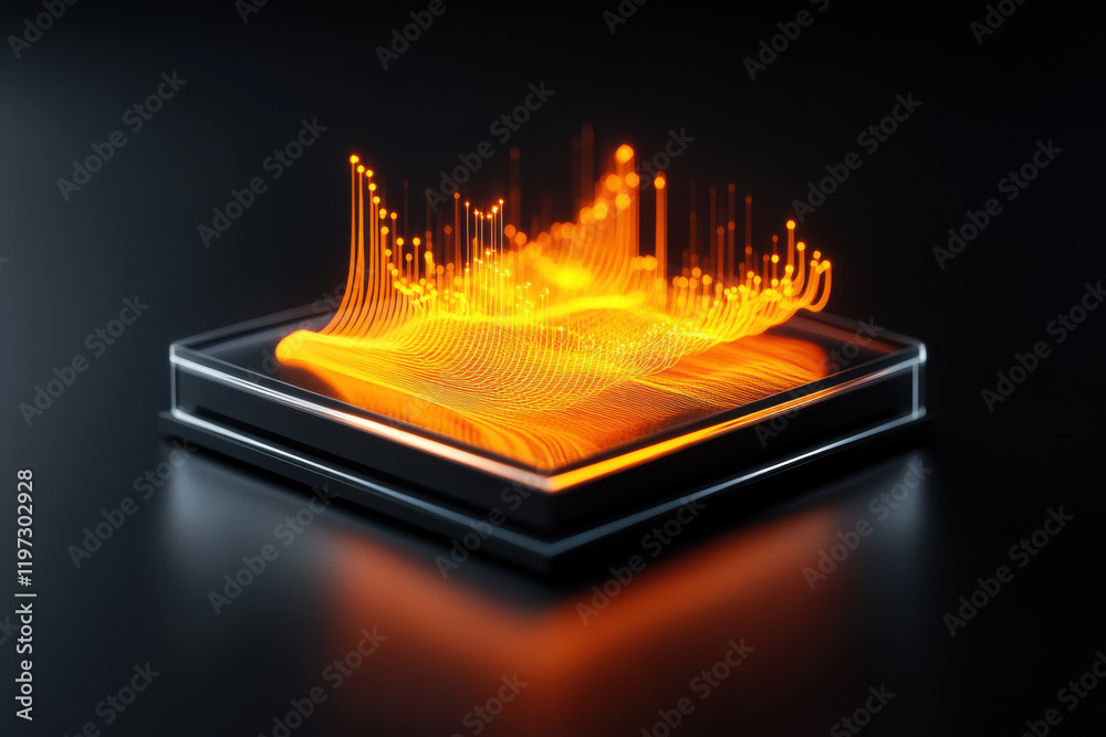 Electrical Conductivity, A high-fidelity 3D visualization showcasing ...