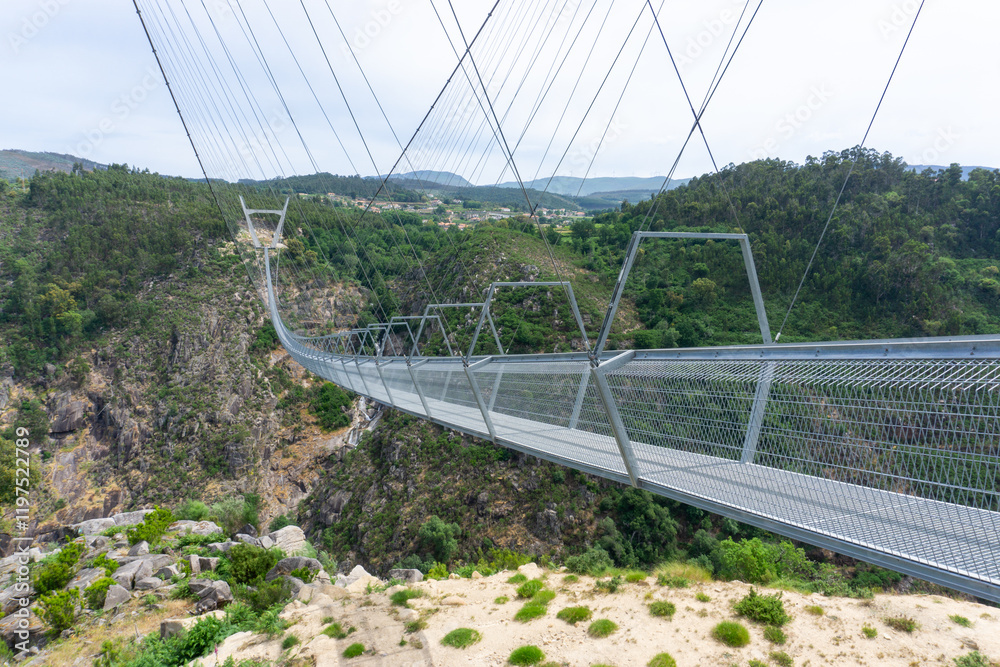 Majestic 516 Arouca Suspension Bridge in Aveiro Portugal with Expansive ...