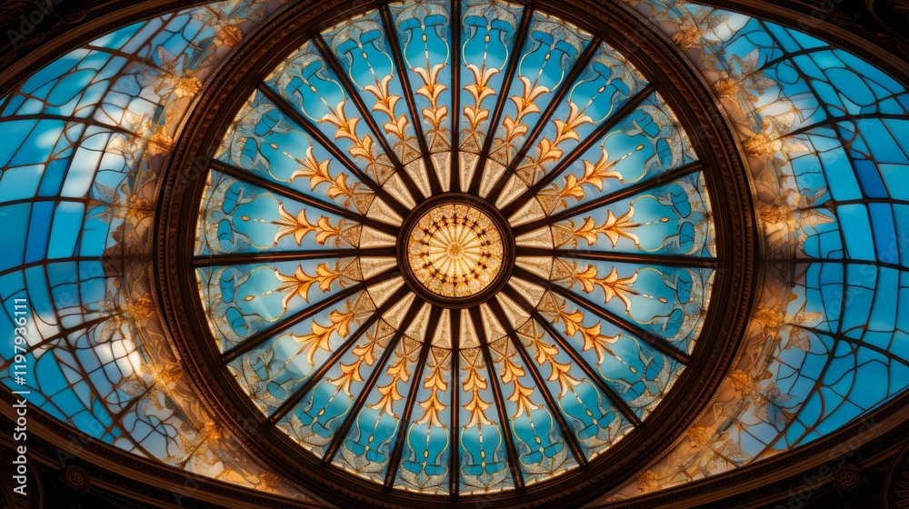 Classical Architecture: Renaissance Dome with Stained Glass Ceiling in ...