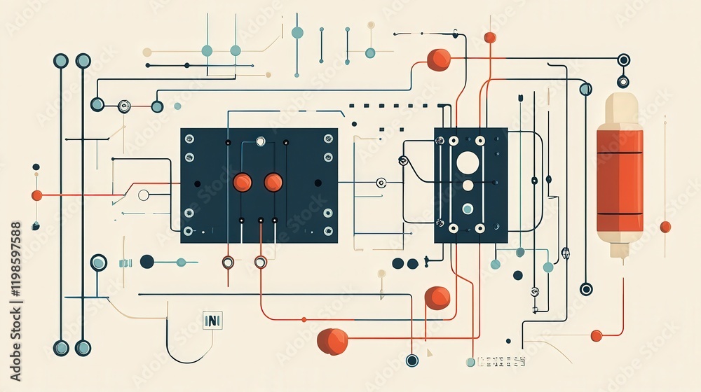 transistor-based amplifier circuit, showing the input, output, and ...