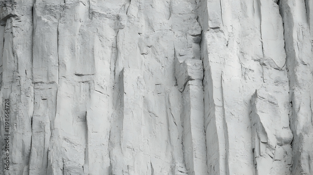 White Rock Face Texture Creates a Dramatic Natural Background with ...