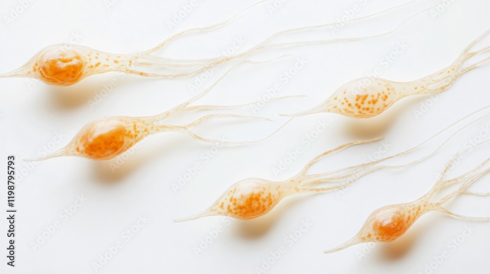 Microscopic View of Sperm Cells: A Detailed Look at Human Reproduction ...