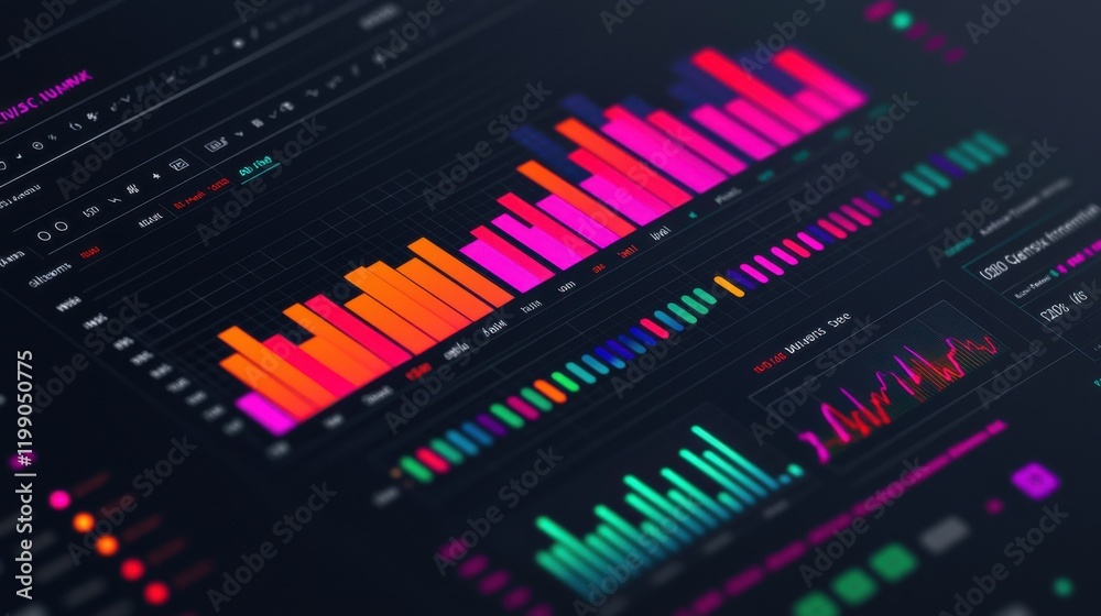 Consumer Price Index CPI concept. Conceptual Digital Economy Dashboard ...