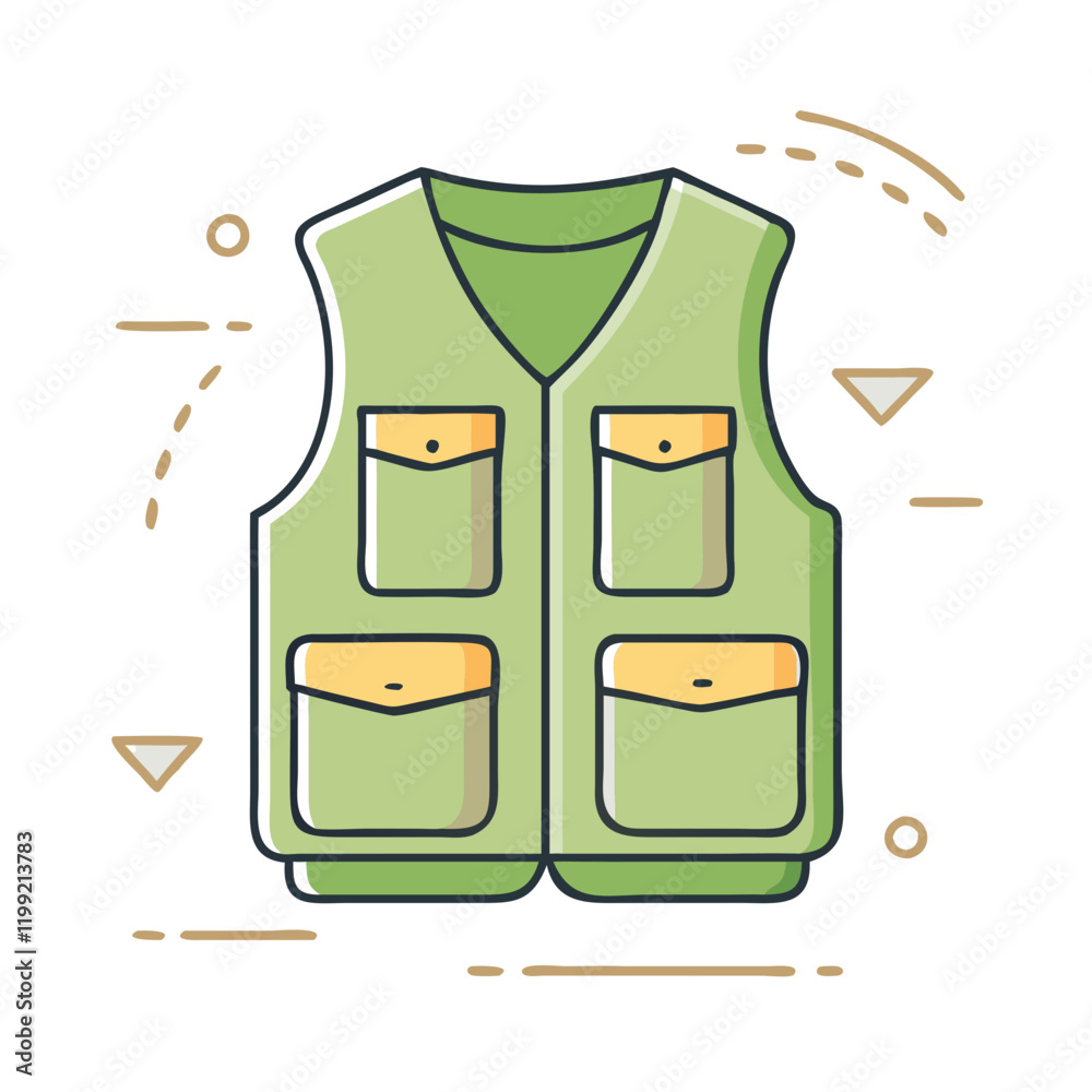 vest icon, vest vector illustration-simple illustration of vest ...