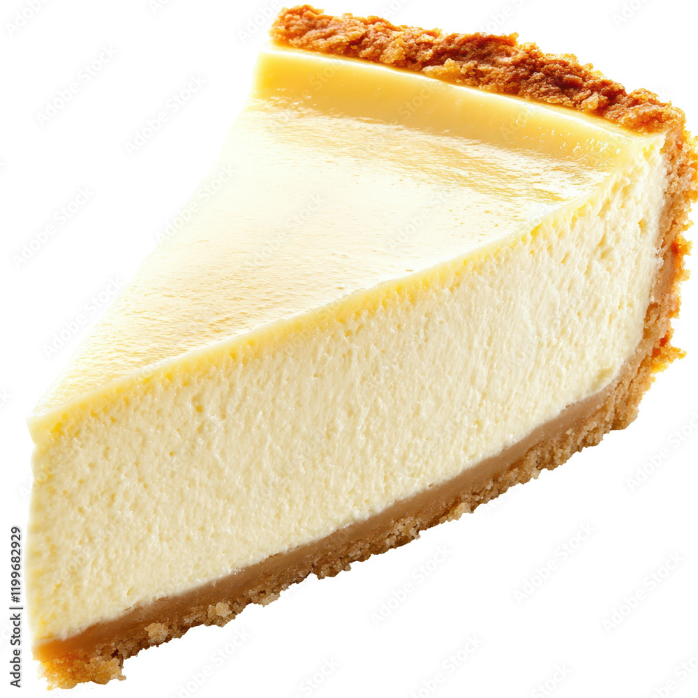 ภาพถ่าย Stock Classic Cheesecake Slice: A slice of classic New York ...