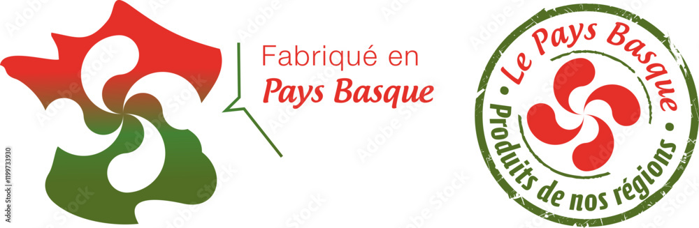 Logo fabriqué en Pays Basque, Euskal Herria, produits de nos régions ...