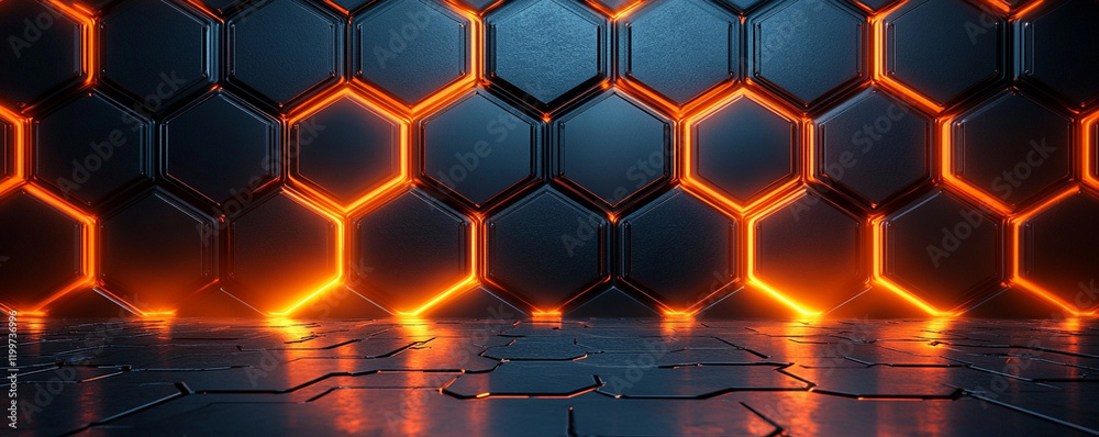 Futuristic plate design radiates boldness and strength with bright ...