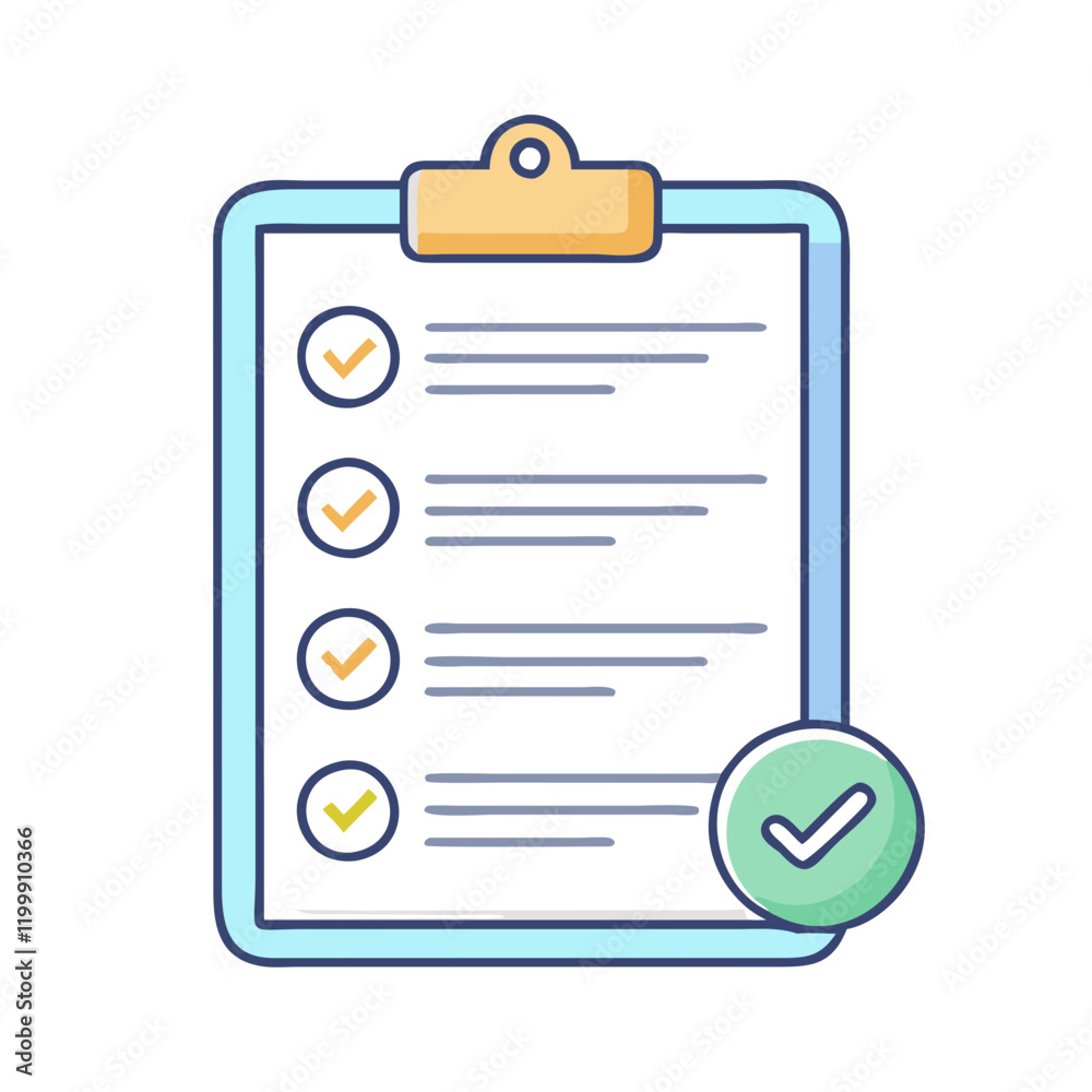 check list icon, check list vector illustration-simple illustration of ...