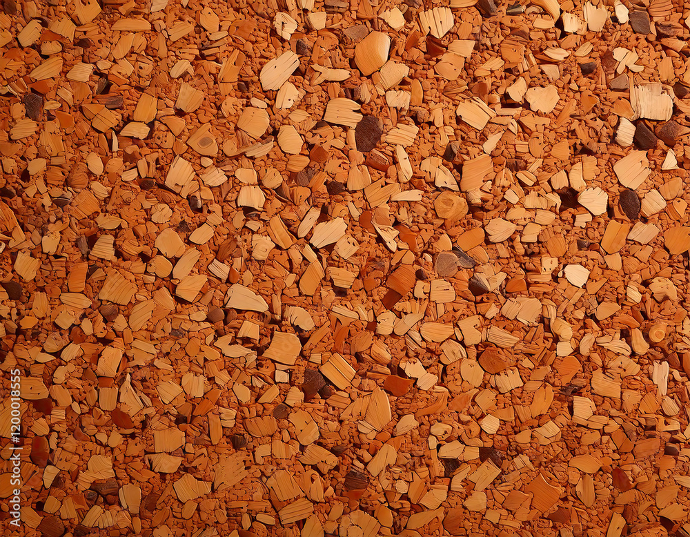 An organic background with seamless cork texture natural brown tones ...