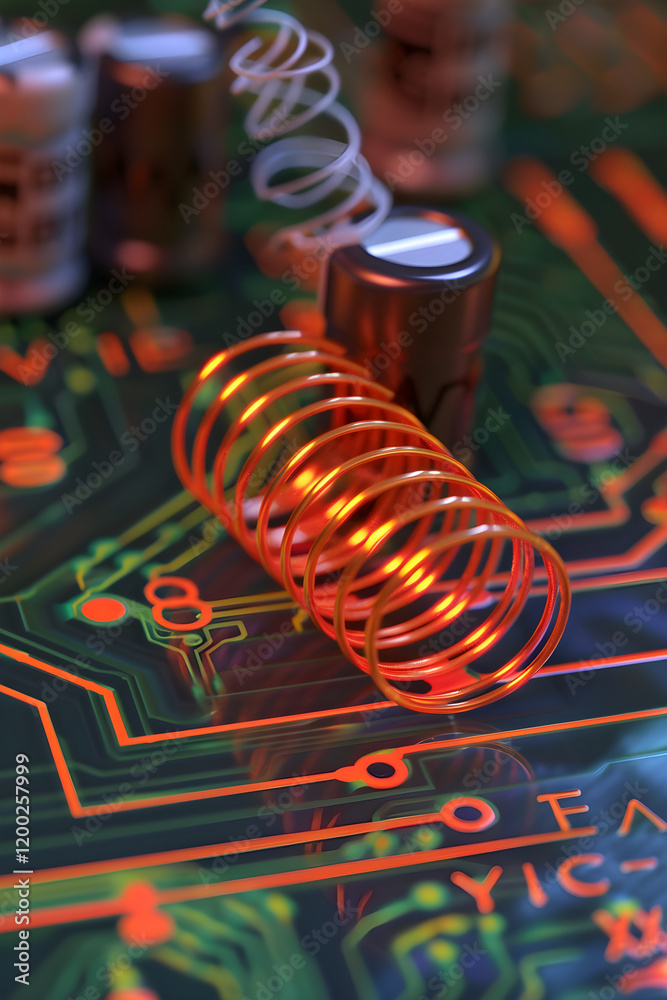 Informative Illustration of LC Circuit Response and Energy Oscillation ...