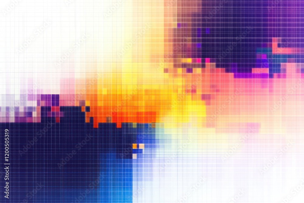 Pixelated Retro Game Background with Animated RGB Noise and Static ...
