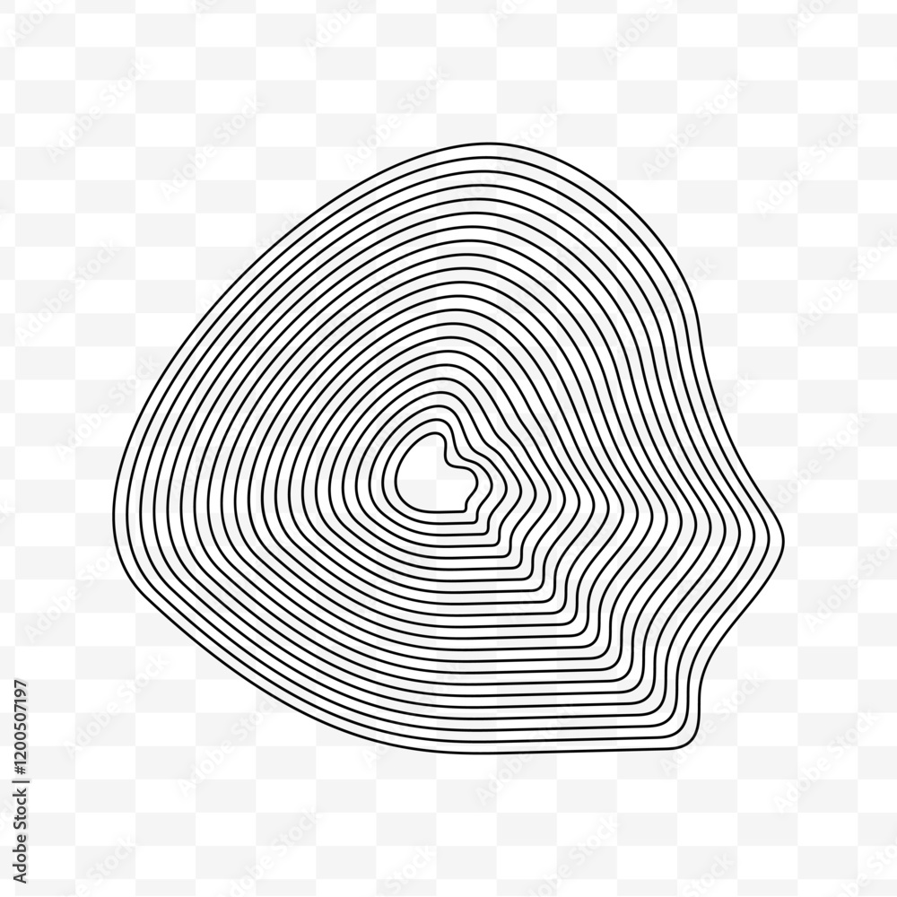 Geography line map with topographic map background. vector of organic ...