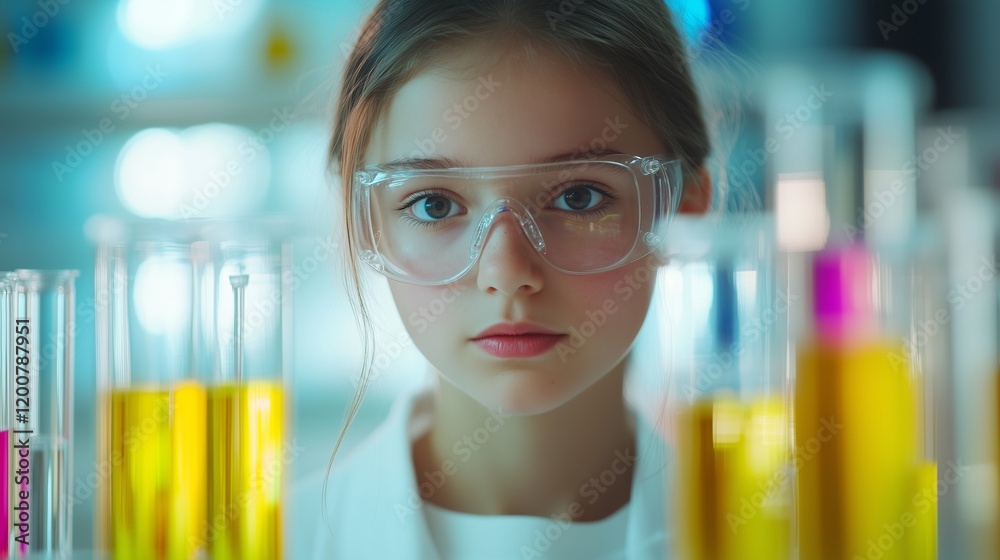 Innovation in Action: Young Scientist Demonstrating Curiosity Through ...