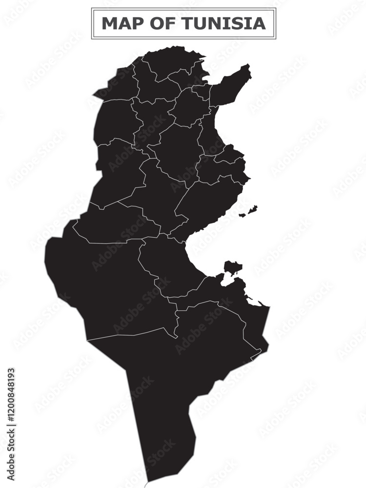 African Countries Geography Political map. Political map of country ...