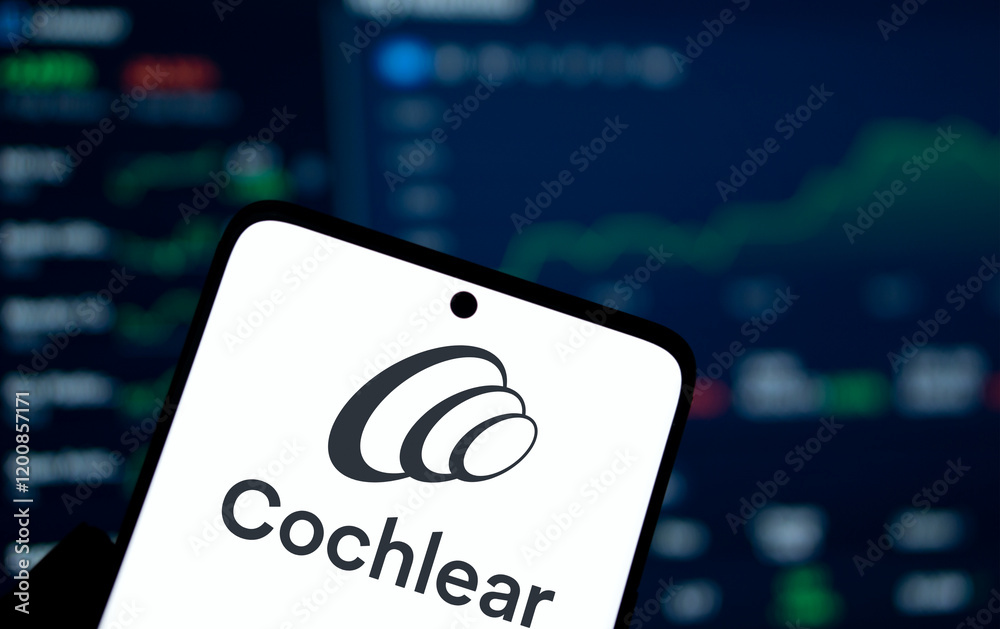 Dhaka, Bangladesh- 31 Dec 2024: Cochlear logo is displayed on ...