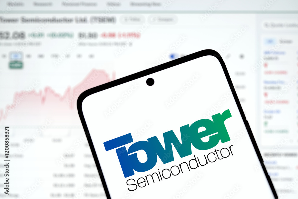 Dhaka, Bangladesh- 31 Dec 2024: Tower semiconductor logo is displayed ...