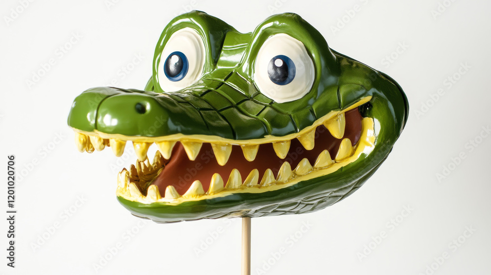 Crocodile cartoon mask for carnival or birthday party masquerade ...