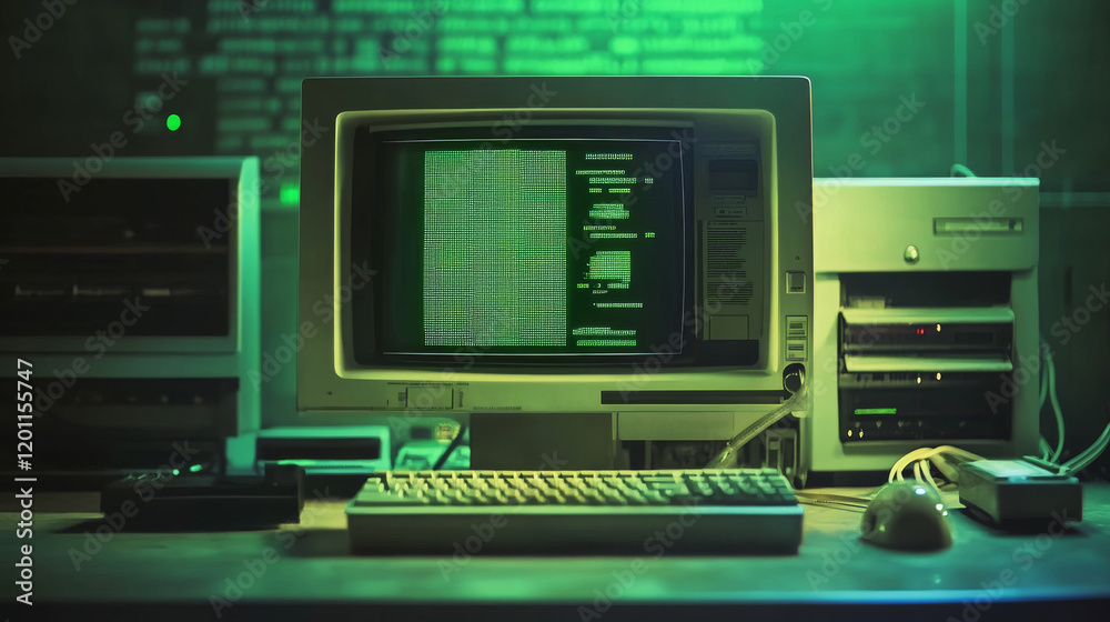 Rave y2k computer window page. Vector pc desktop with interface folders ...