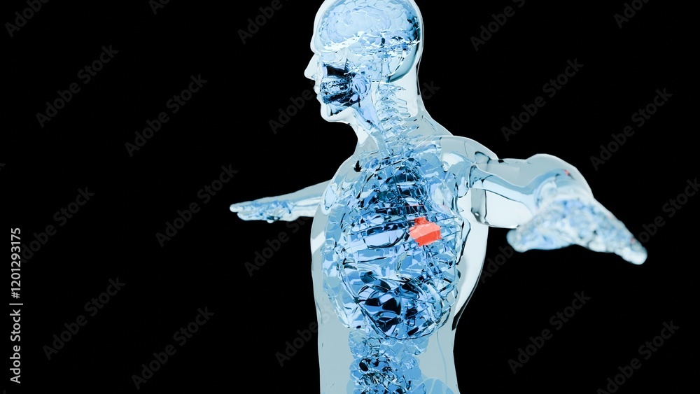 3D visualization of LUNG cancer, Medical Animation , X-Ray: A detailed ...