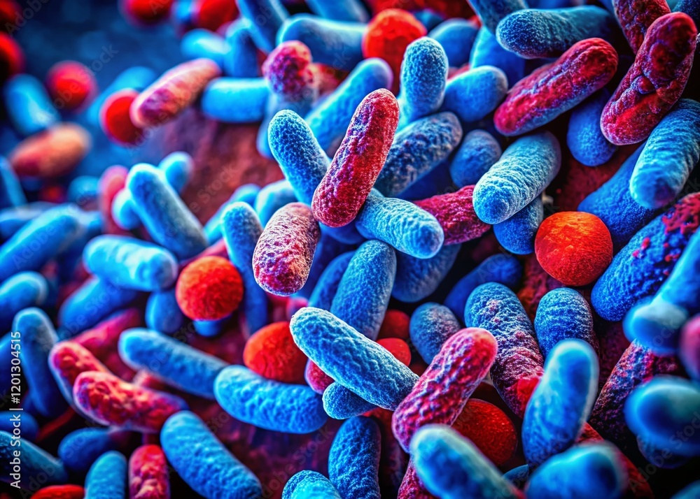 Ilustración de Stock Microscopic Gram Stain: Differentiating Gram ...