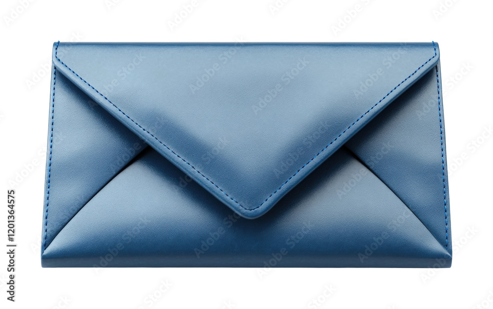 Elegant blue envelope icon on digital graphics minimalist design high ...