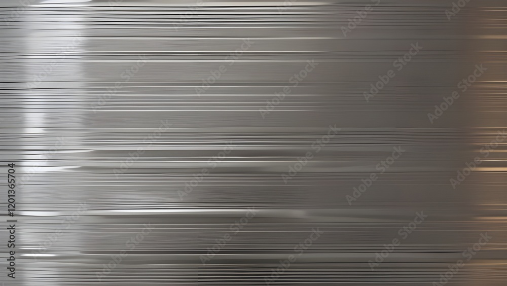 Reflective brushed steel banner background with aluminium and alloy ...