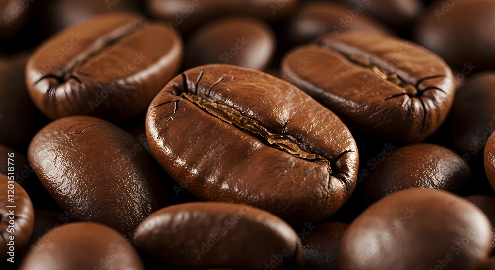Visually Appealing Photo of Freshly Roasted Coffee Beans, Showcasing ...