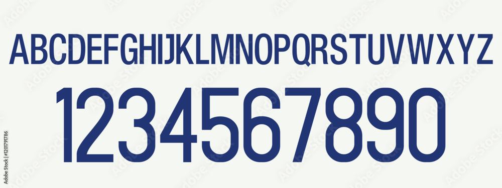 font vector team 2024 kit sport style font. Colombia 100 anos football ...