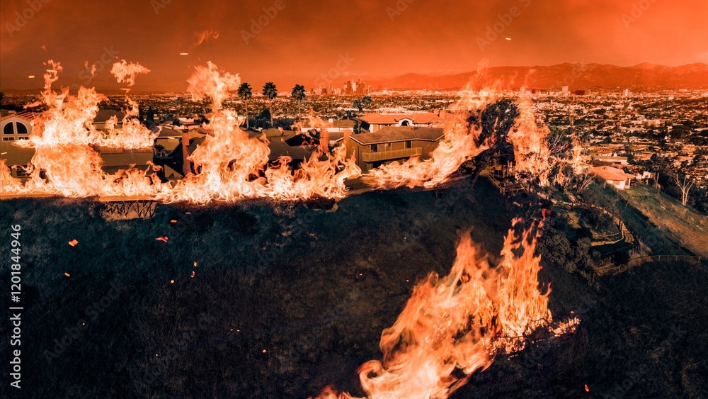 Los Angeles wildfires in 2025 engulf neighborhoods and threaten ...