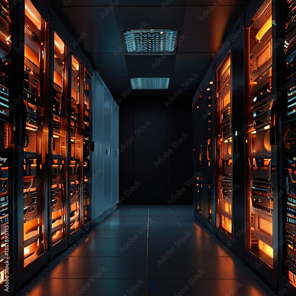 erver rooms,room with servers,data center,,server rack with servers ...