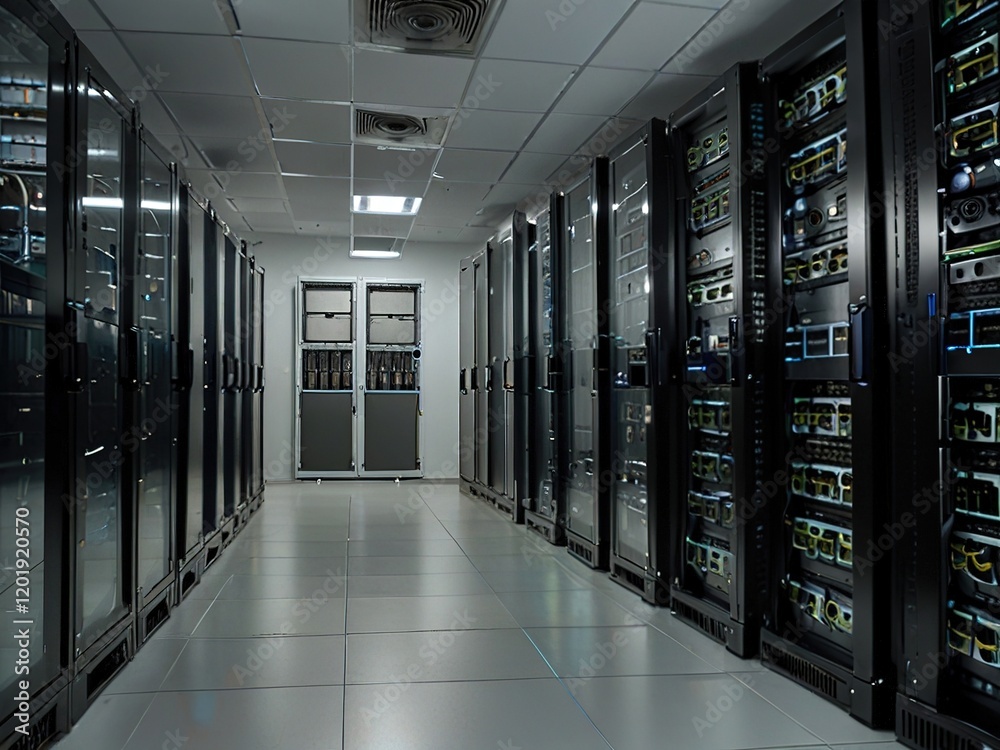 erver rooms,room with servers,data center,,server rack with servers ...