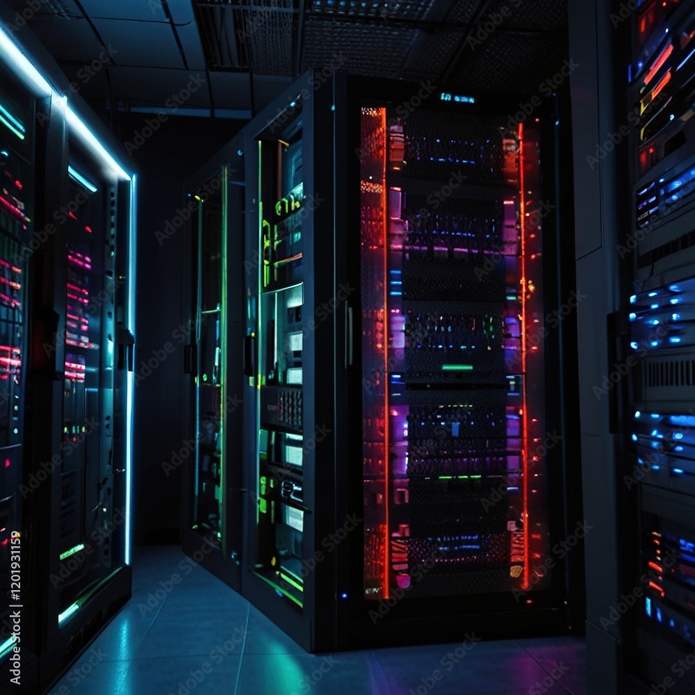 server rooms,room with servers,data center,,Server room with server ...