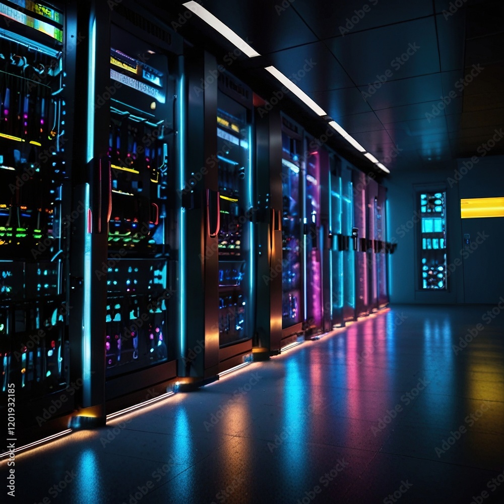 server rooms,room with servers,data center,,Server room with server ...