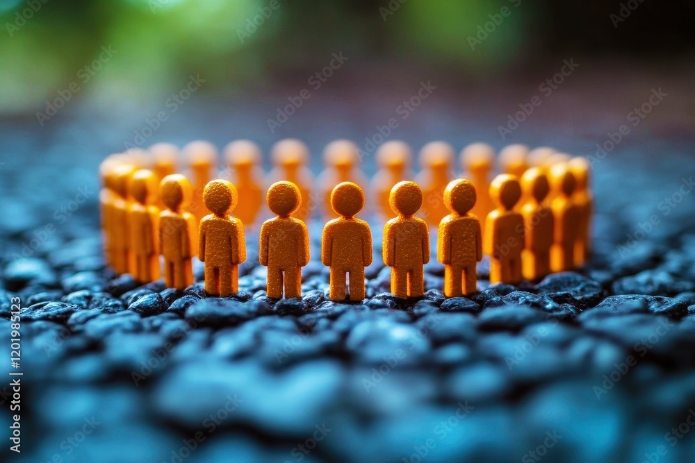 Circle of Unity: A powerful image of unity and togetherness, depicted ...