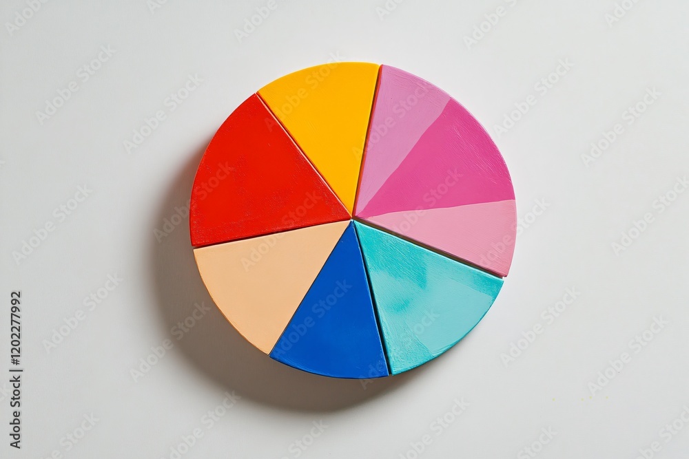 color pie chart. chart, graph, pie, business, diagram, color, circle ...