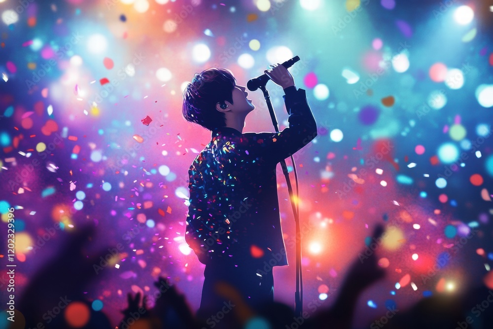 K Pop idol captivates audience during high energy performance at ...